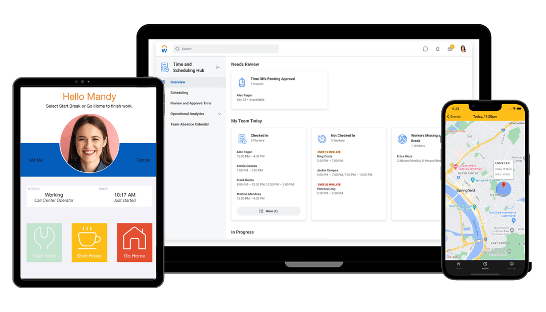Workday Time Clock & Time Tracking Software